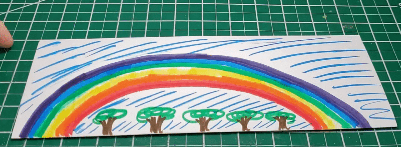 Reflective Drawings with Watercolor Markers - TinkerSpace