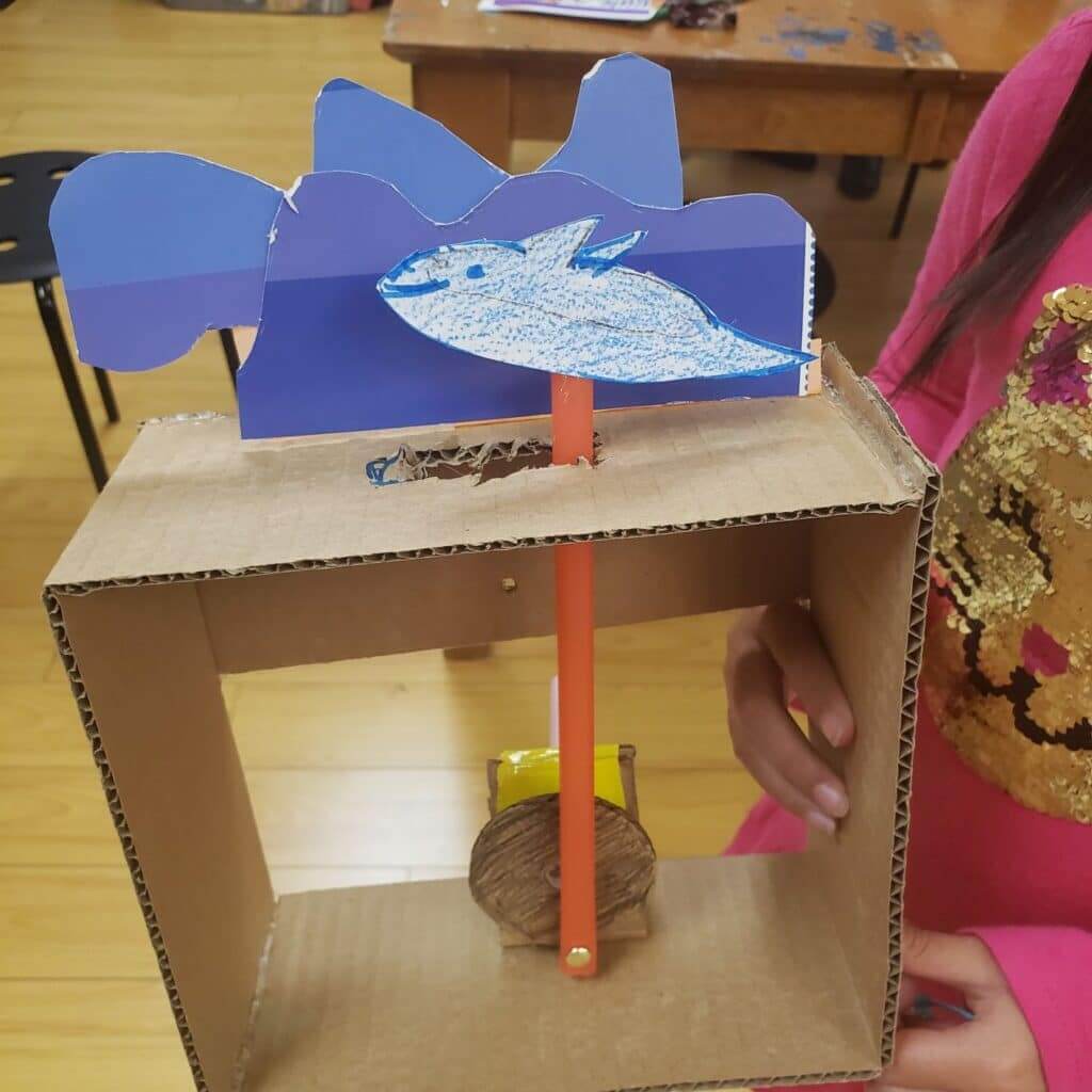 Guided TinkerTime - Cardboard Automata - TinkerSpace